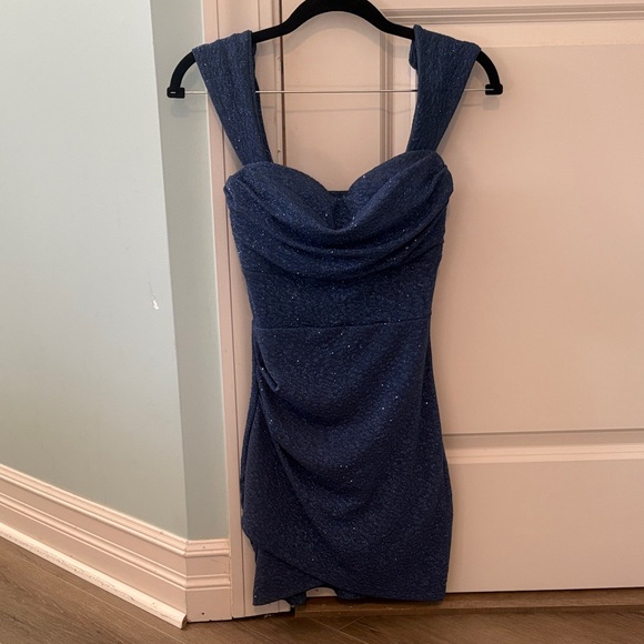Windsor | Dresses | Windsor Sparkling Blue Mini Dress | Poshmark